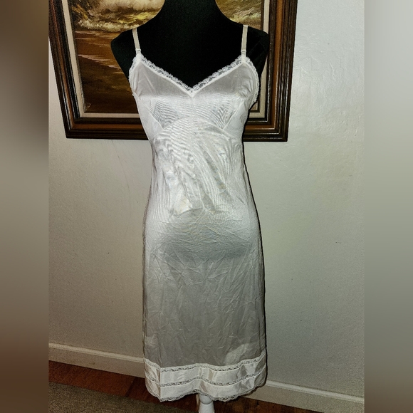 jcpenney | Intimates & Sleepwear | Vintage 96s Ivory White Slip Dress ...